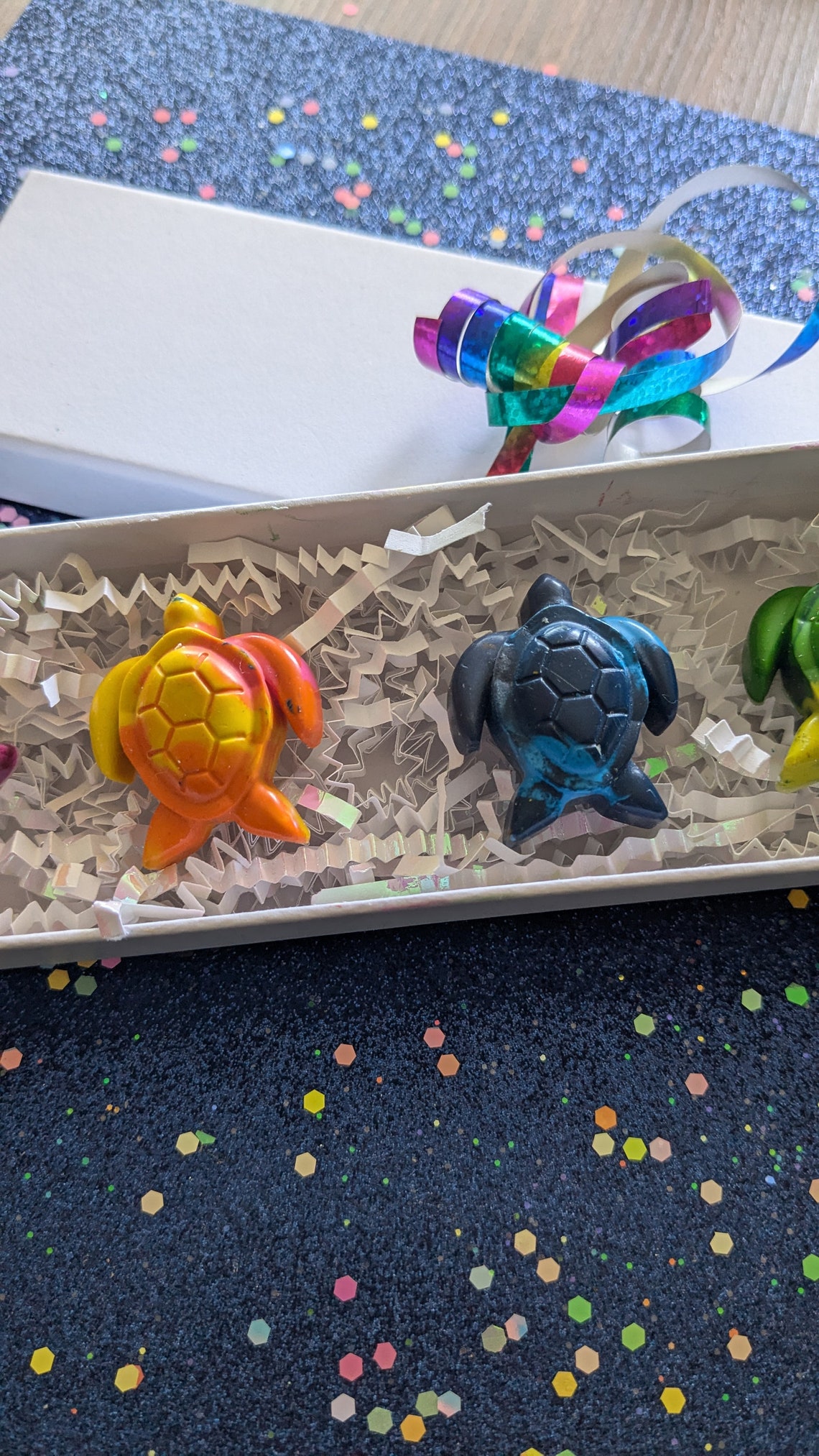 Turtle Crayons Set of 6-crayon Gift-kids Christmas Gift-birthday Gift ...