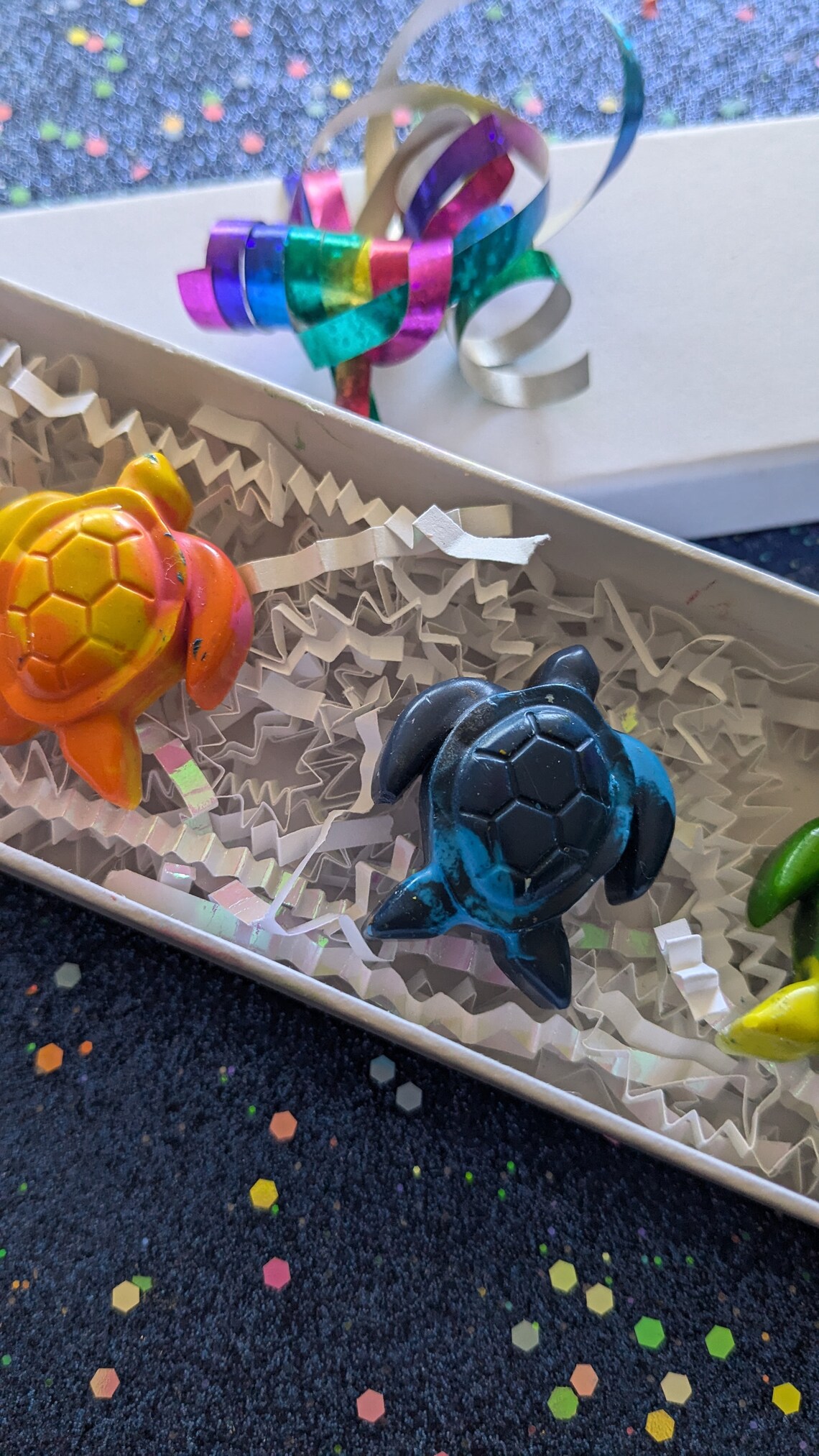 Turtle Crayons Set of 6-crayon Gift-kids Christmas Gift-birthday Gift ...