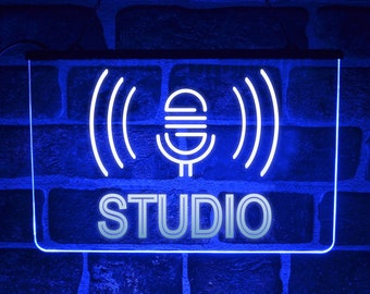 Neon Recording Sign | Etsy UK