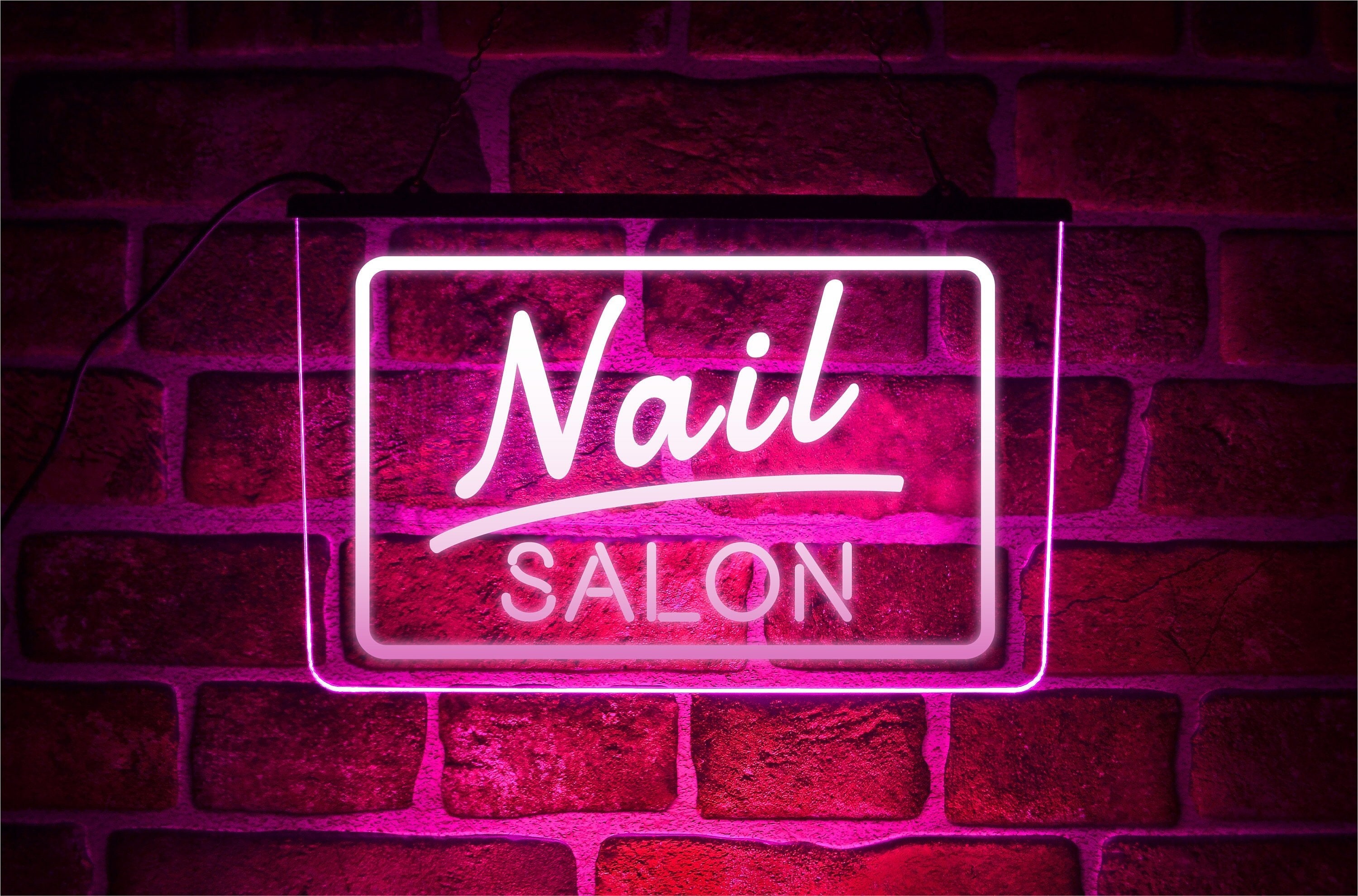 Nail Salon LED Neon Light up Sign Beauty Parlour or Shop Bar - Etsy UK