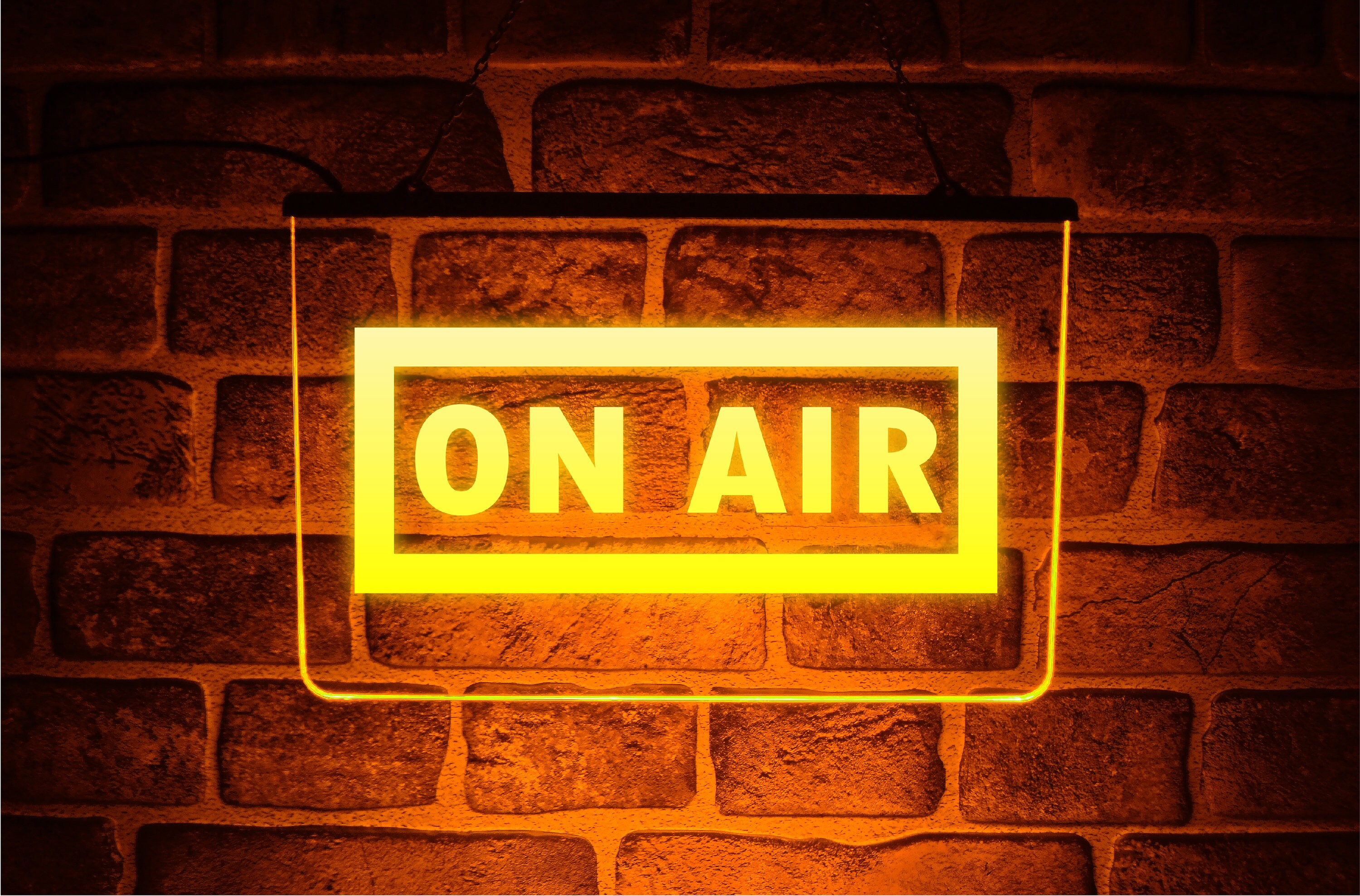 On Air LED Neon Light up Sign | Hanging Wall Illuminated Display for ...