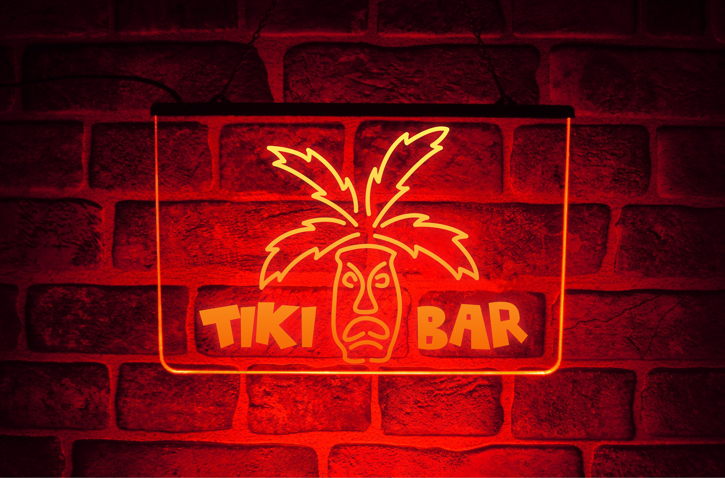 Tiki Bar LED Neon Light up Sign Hanging Wall Display Décor | Etsy UK
