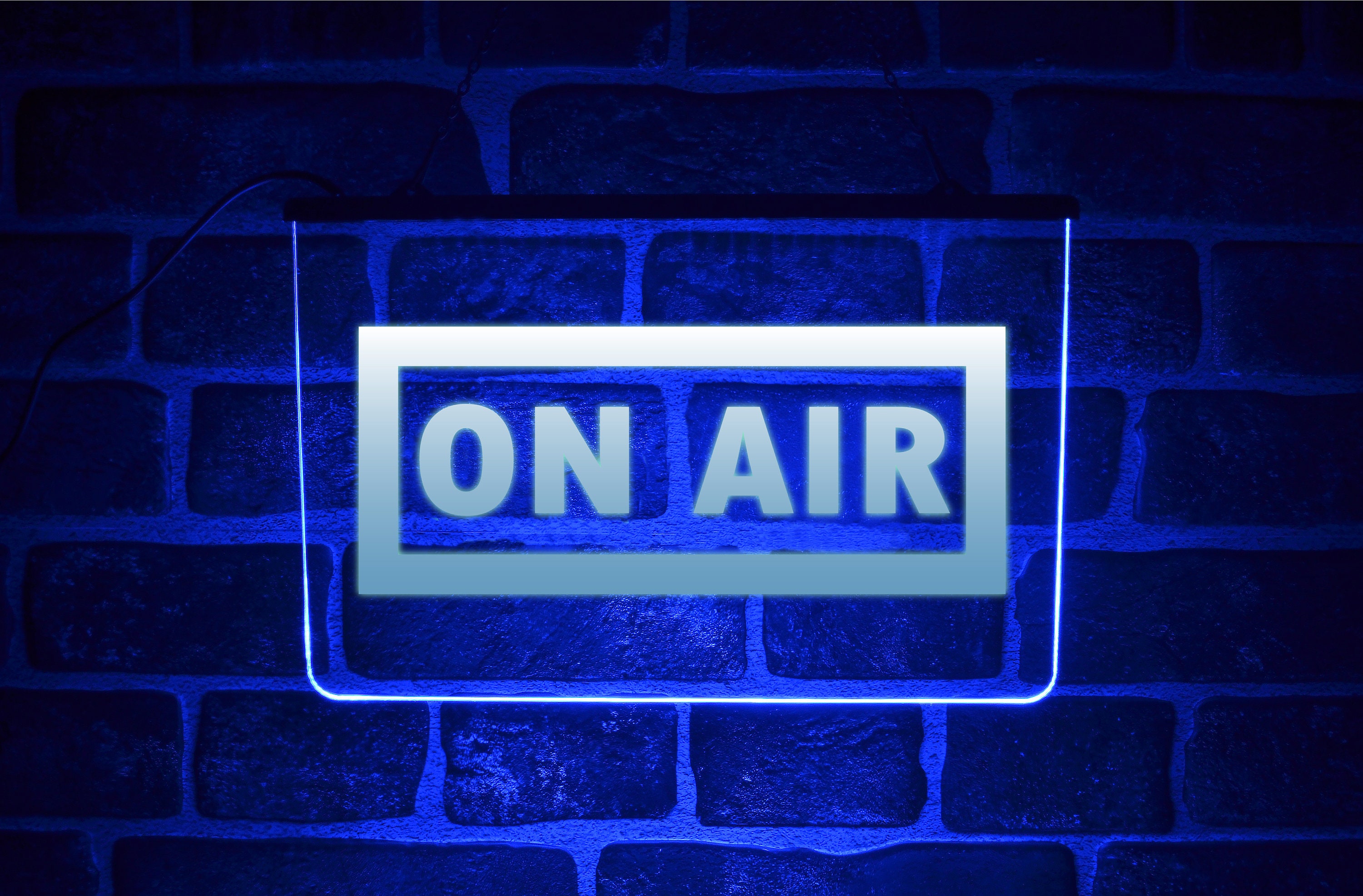 On Air LED Neon Light up Sign | Hanging Wall Illuminated Display for ...