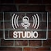 Music Studio Neon LED Neon Light up Sign | Wall Art for Radio DJ ...