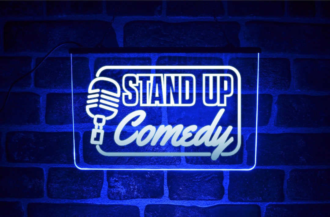 Stand up Comedy Night LED Neon Light Sign | Hanging USB Window Display ...