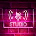 Music Studio Neon LED Neon Light up Sign | Wall Art for Radio DJ ...
