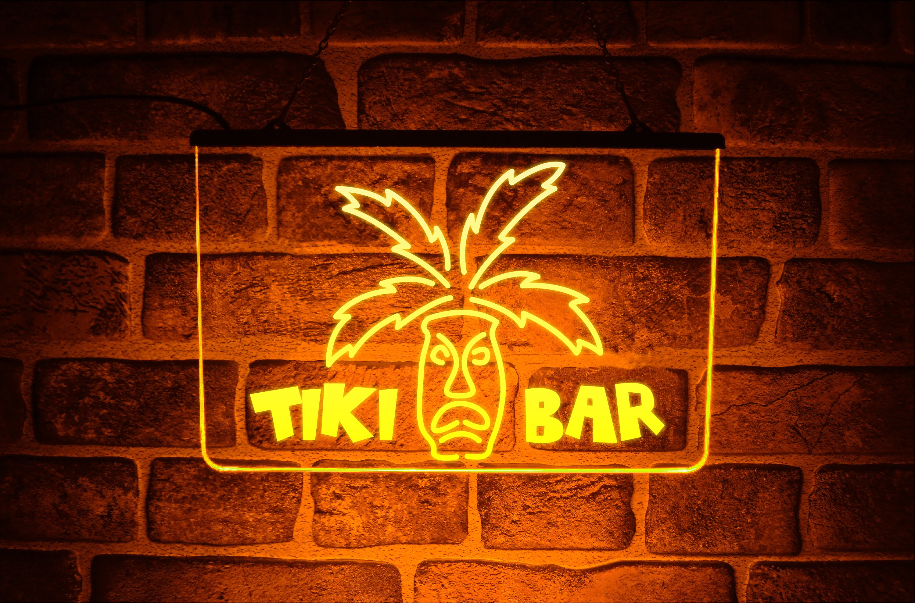 Tiki Bar LED Neon Light up Sign Hanging Wall Display Décor | Etsy UK
