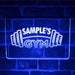 Custom Home Gym LED Neon Light Sign | Personalised Lit up Motivational ...