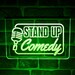 Stand up Comedy Night LED Neon Light Sign | Hanging USB Window Display ...