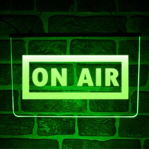 On Air LED Neon Light up Sign | Hanging Wall Illuminated Display for ...
