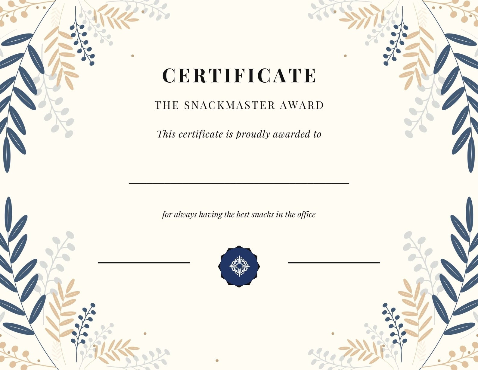 Funny Office Certificate Awards - Set of 15 - INSTANT DOWNLOAD ...