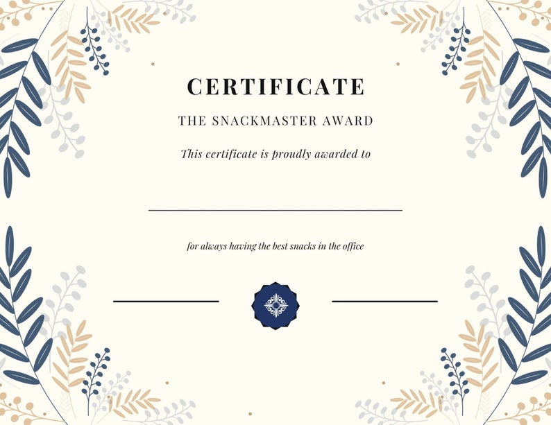 Funny Office Certificate Awards - Set of 15 - INSTANT DOWNLOAD ...