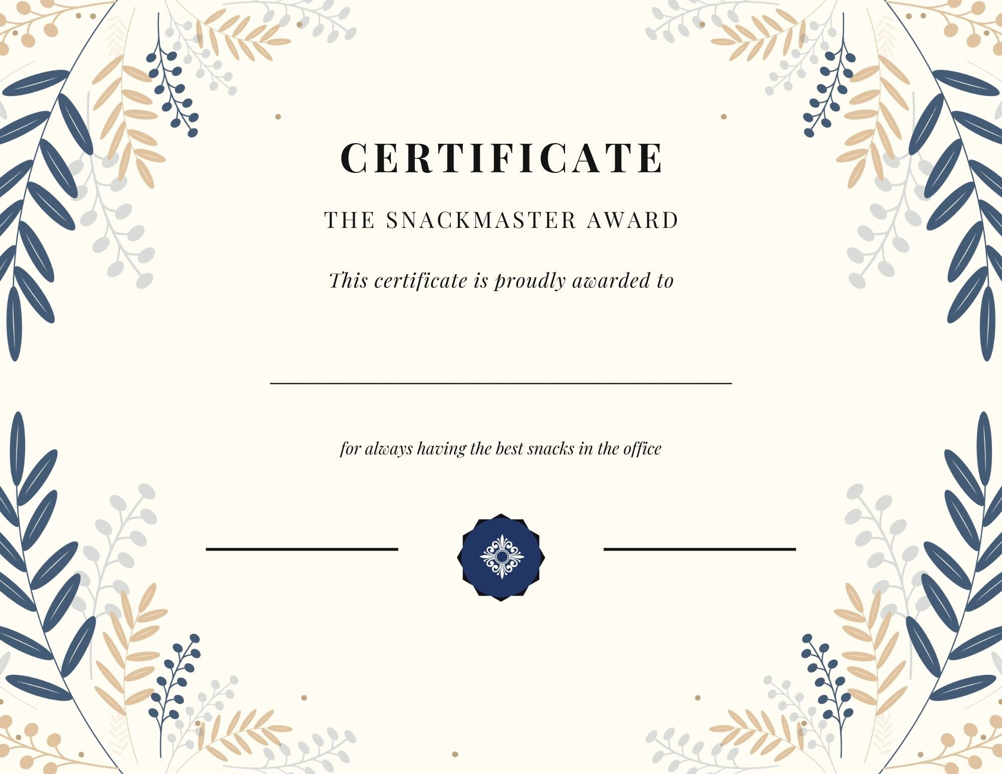 Funny Office Certificate Awards Set Of 15 INSTANT DOWNLOAD Etsy