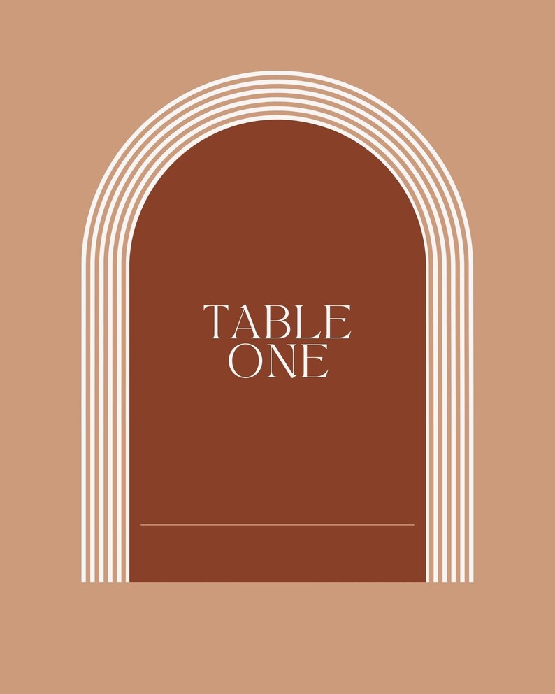 Boho Wedding Table Numbers, Printable, Signs 1-20 INSTANT DOWNLOAD ...