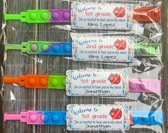 End of School Classroom Gifts Pop It Bracelet Classroom - Etsy