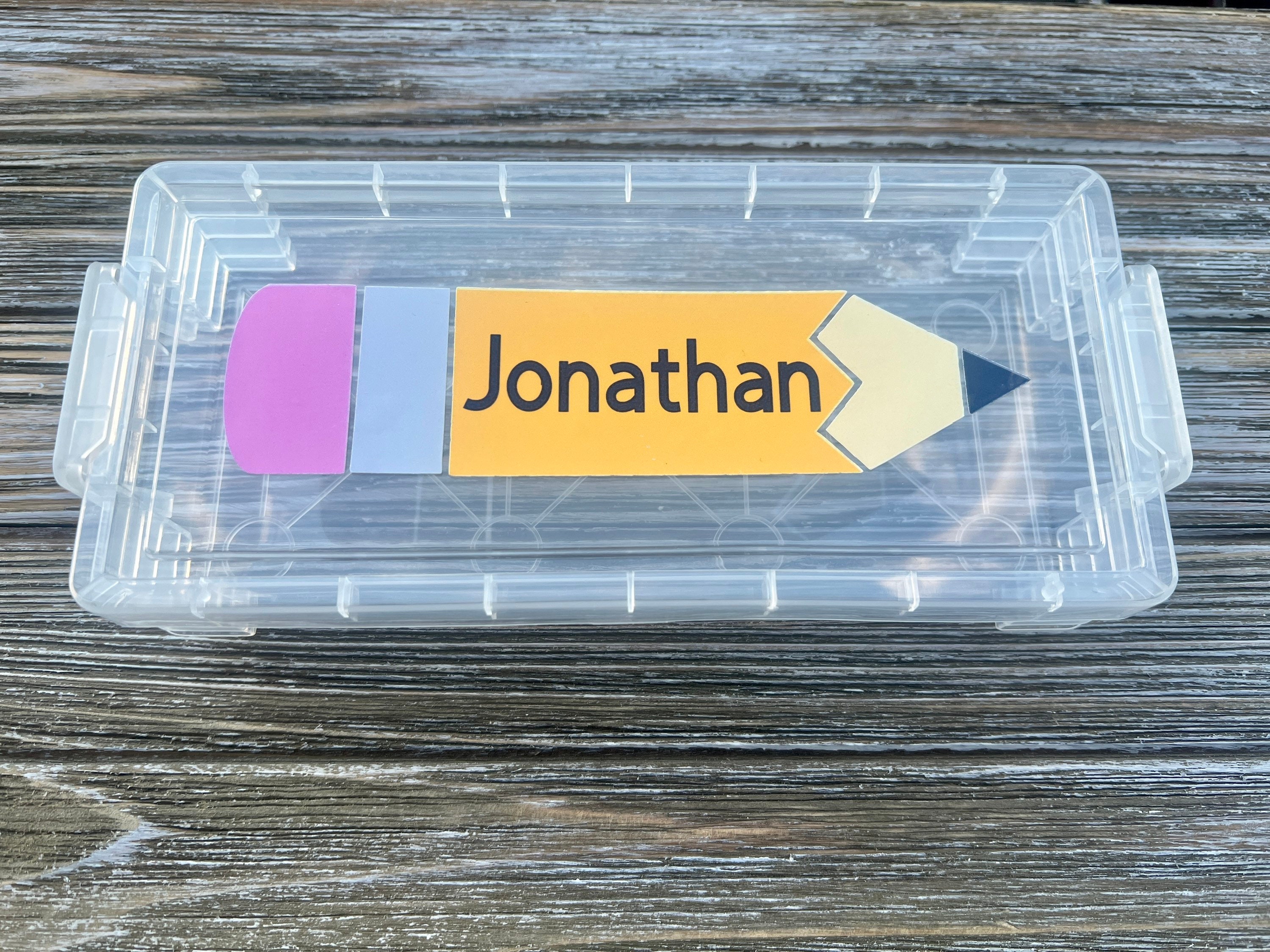 Personalized Pencil Crayon Box School Supplies Pencil Box - Etsy