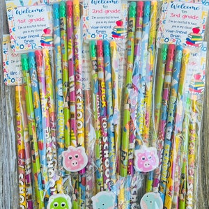 Personalized Back to School Pencil Gift Favors , Pencils, Students ...