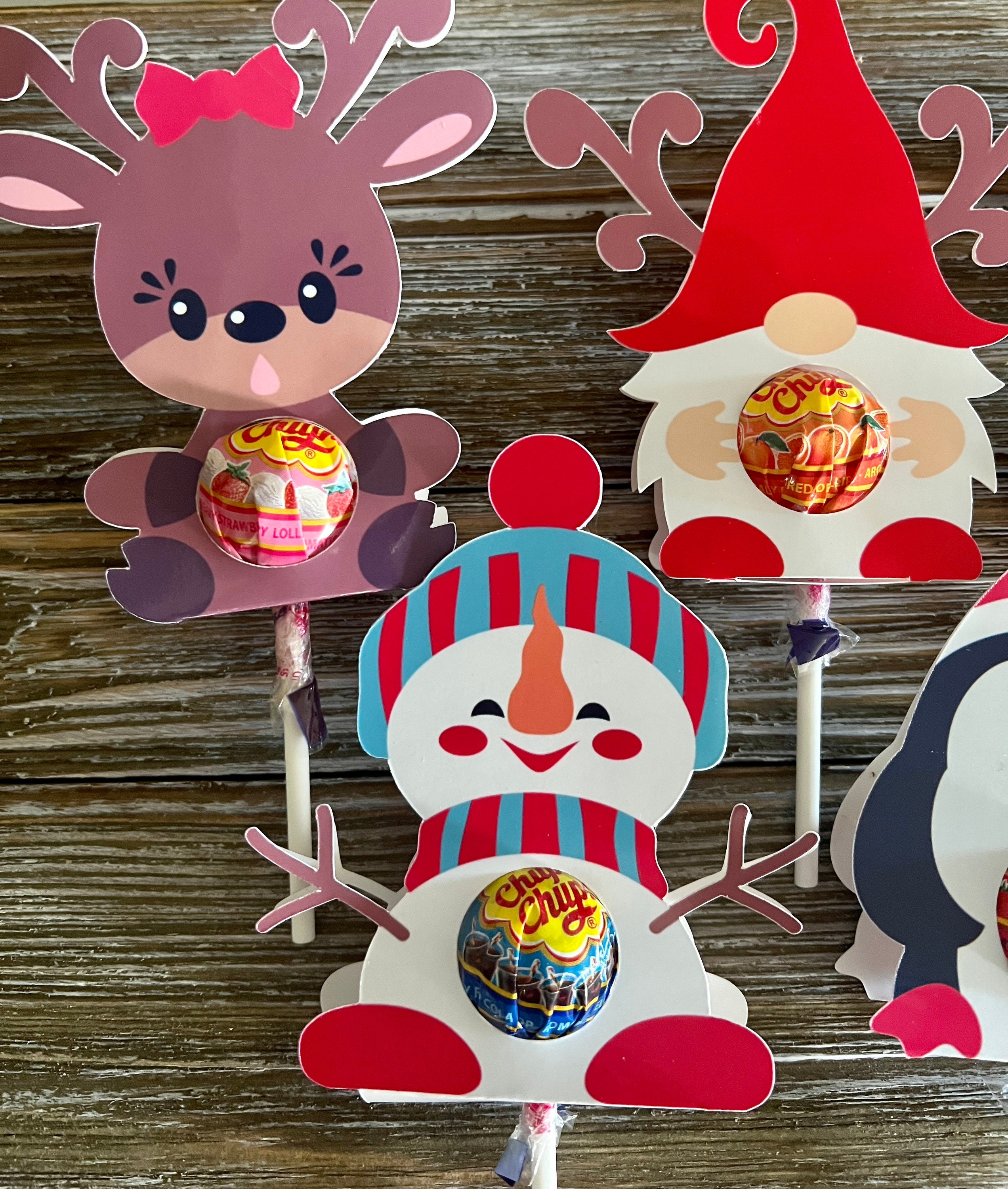 Christmas Lollipop Holder, Stocking Stuffers, Christmas Party Favors ...