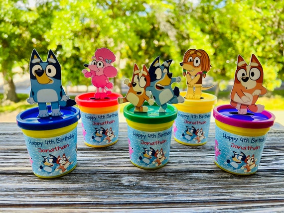 Bluey Inspired Playdoh Party Favors Personalized Gifts for - Etsy
