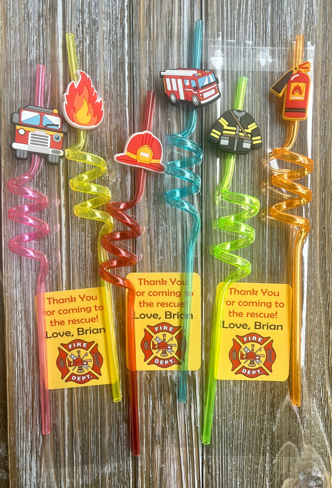 Fireman Birthday Party Favors , Firetruck Party Favors, Fire Department ...