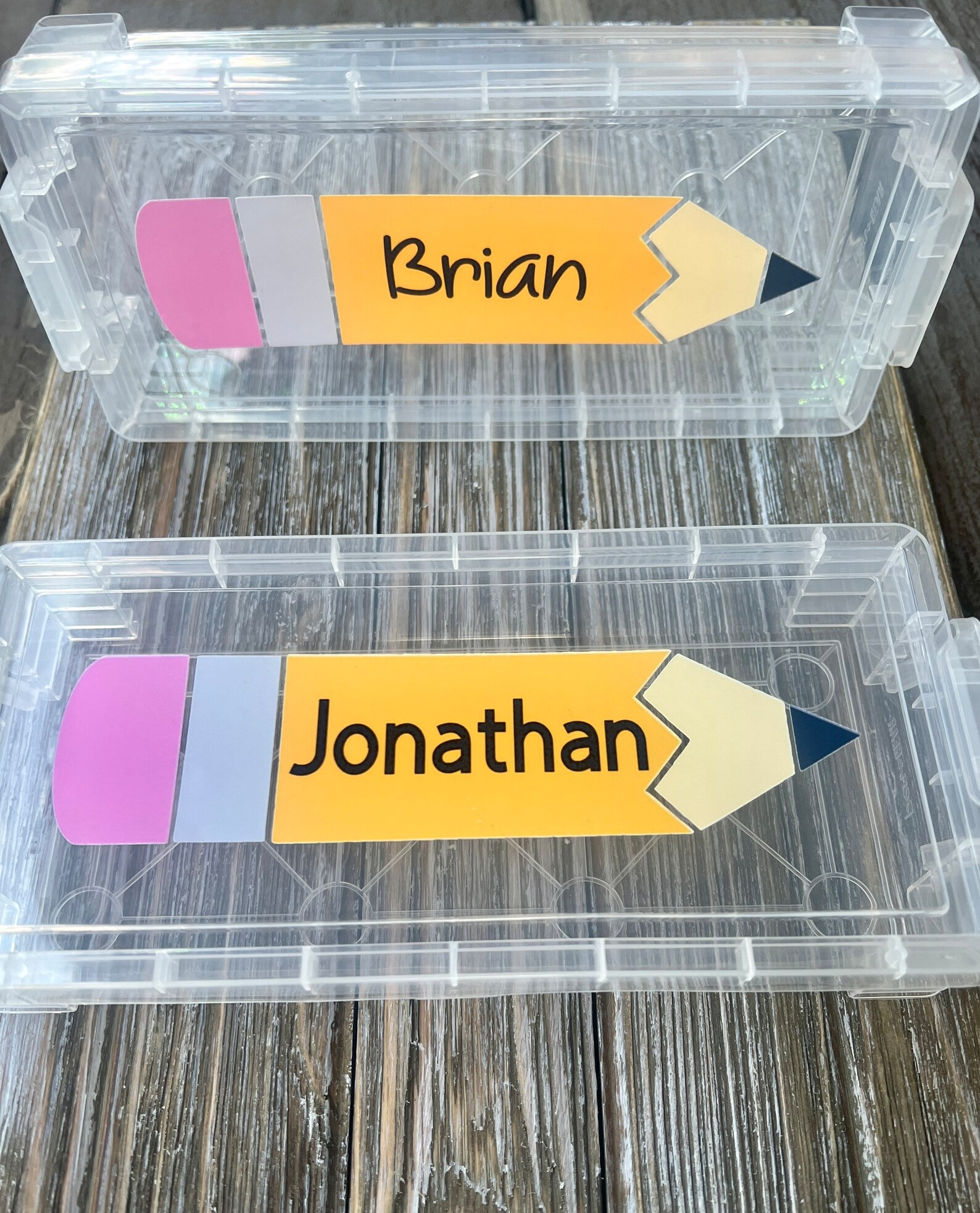 Personalized Pencil Crayon Box School Supplies Pencil Box - Etsy