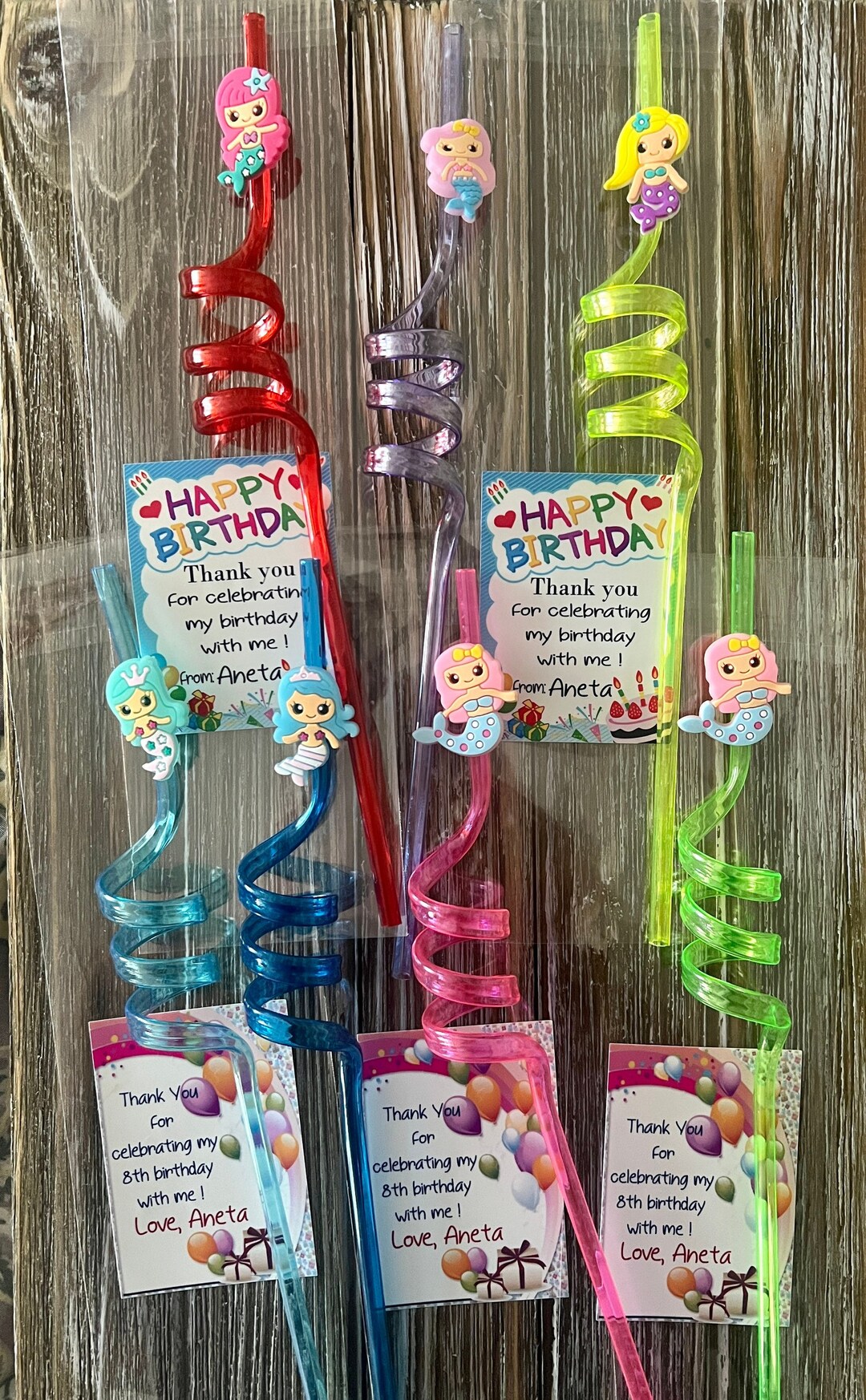 Personalized Kids Birthday Party Favors Gifts , Mermaid Party Favor ...