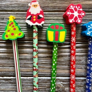 Personalized Kids Christmas Pencil, Party Favors, Classroom Gift ...