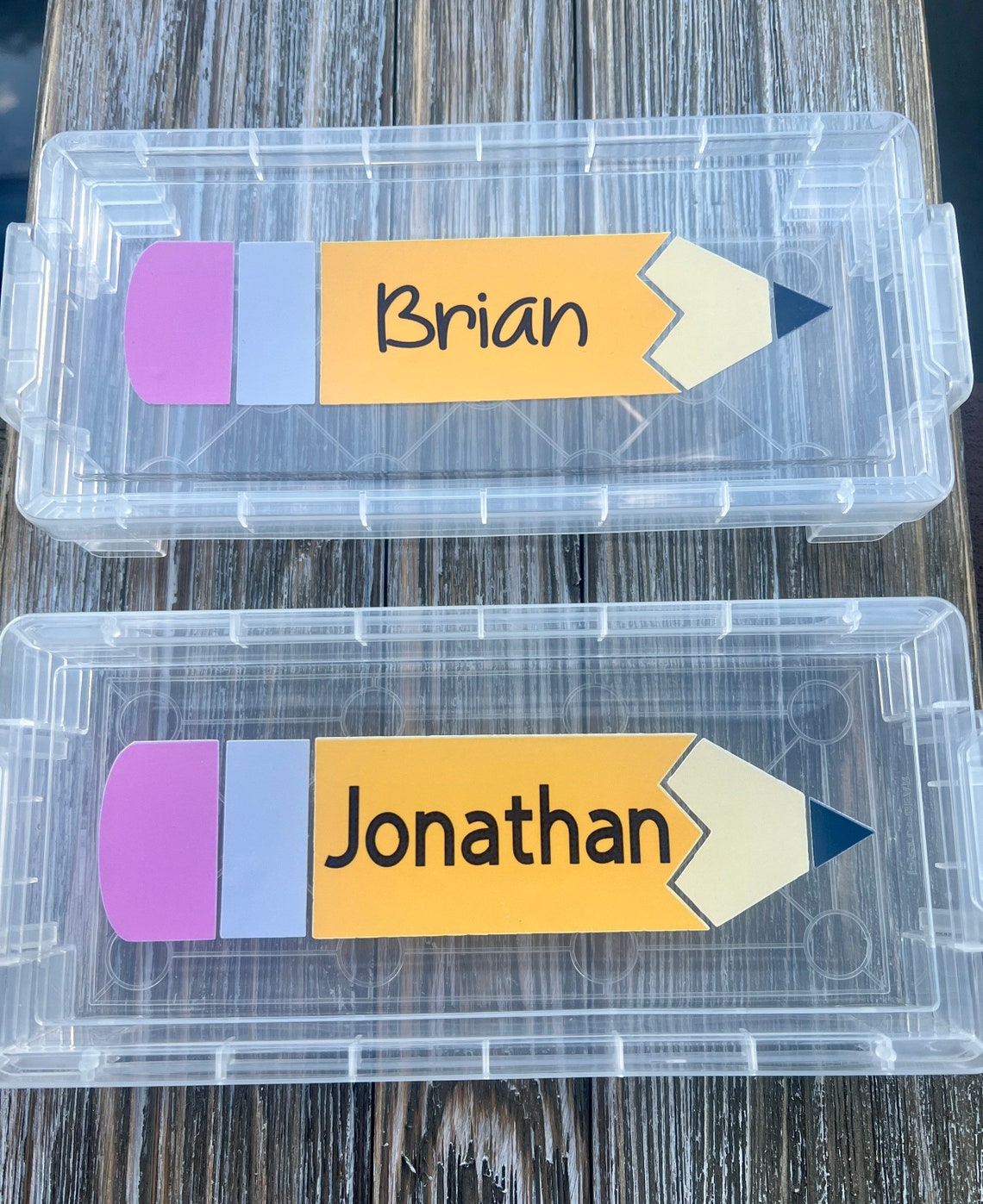 Personalized Pencil Crayon Box School Supplies Pencil Box - Etsy