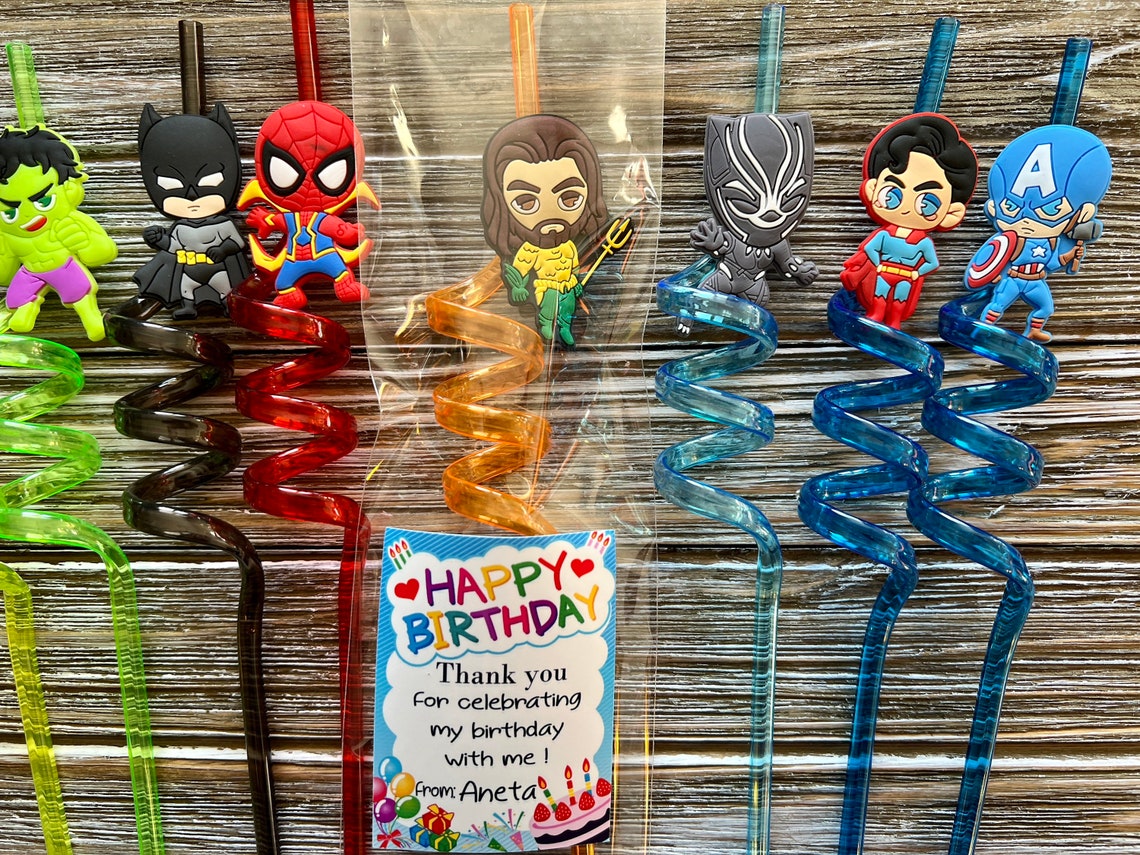 Super Hero Personalized Kids Birthday Party Favors Gift Super - Etsy