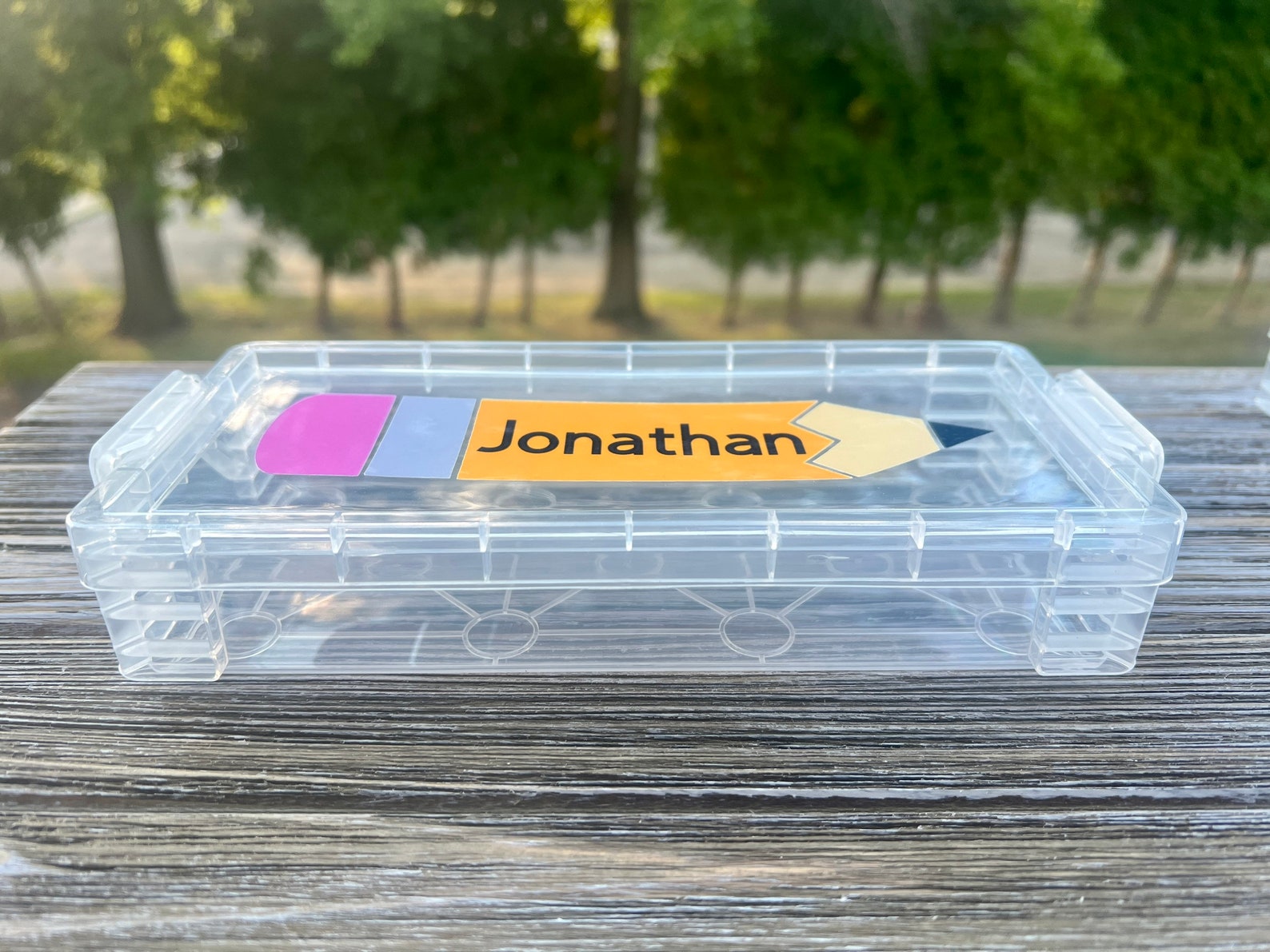 Personalized Pencil Crayon Box School Supplies Pencil Box - Etsy