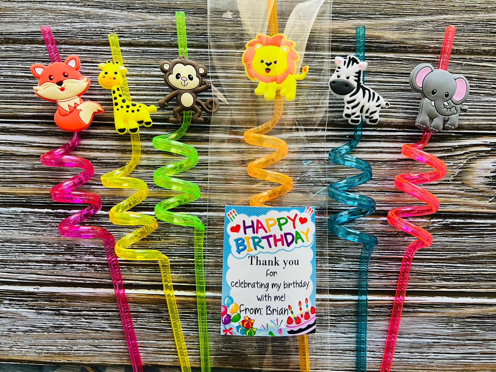 Safari Birthday Party Jungle Animals Birthday Party Favors - Etsy