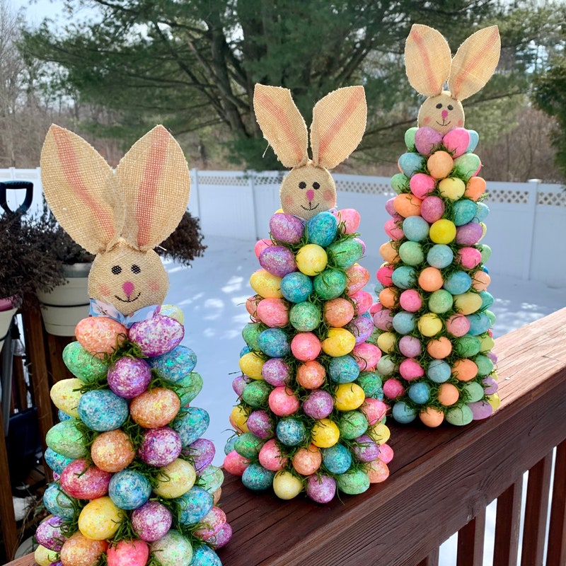Easter Egg Topiary Tree - Etsy