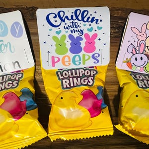 Easter Peeps Lollipop, Easter Egg Hunt, Basket Stuffers, Kids Treats ...