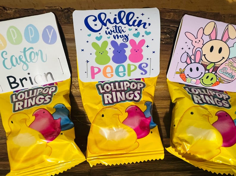 Easter Peeps Lollipop, Easter Egg Hunt, Basket Stuffers, Kids Treats ...