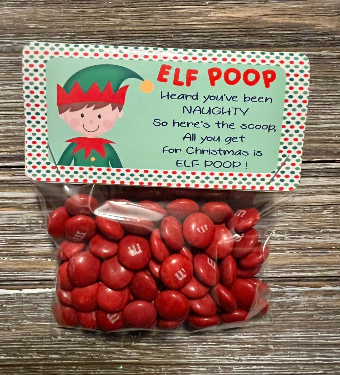 Elf Poop Christmas Candy Party Favors, Christmas Chocolate Candy ...
