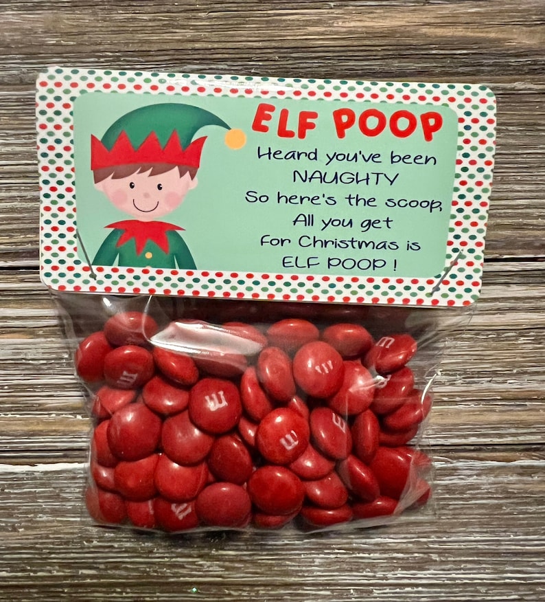 Elf Poop Christmas Candy Party Favors, Christmas Chocolate Candy ...