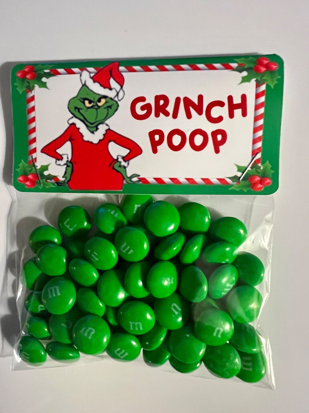 Grinch Poop, Christmas Funny Gift, Gag Gifts, Green Candy, Christmas ...
