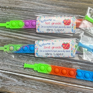 Pop It Bracelet, Back to School Gift, Classroom Gifts , Student Gift ...