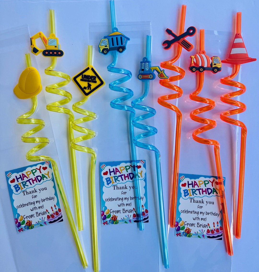 Construction Birthday Party Favors Gift, Construction Party Favors for ...