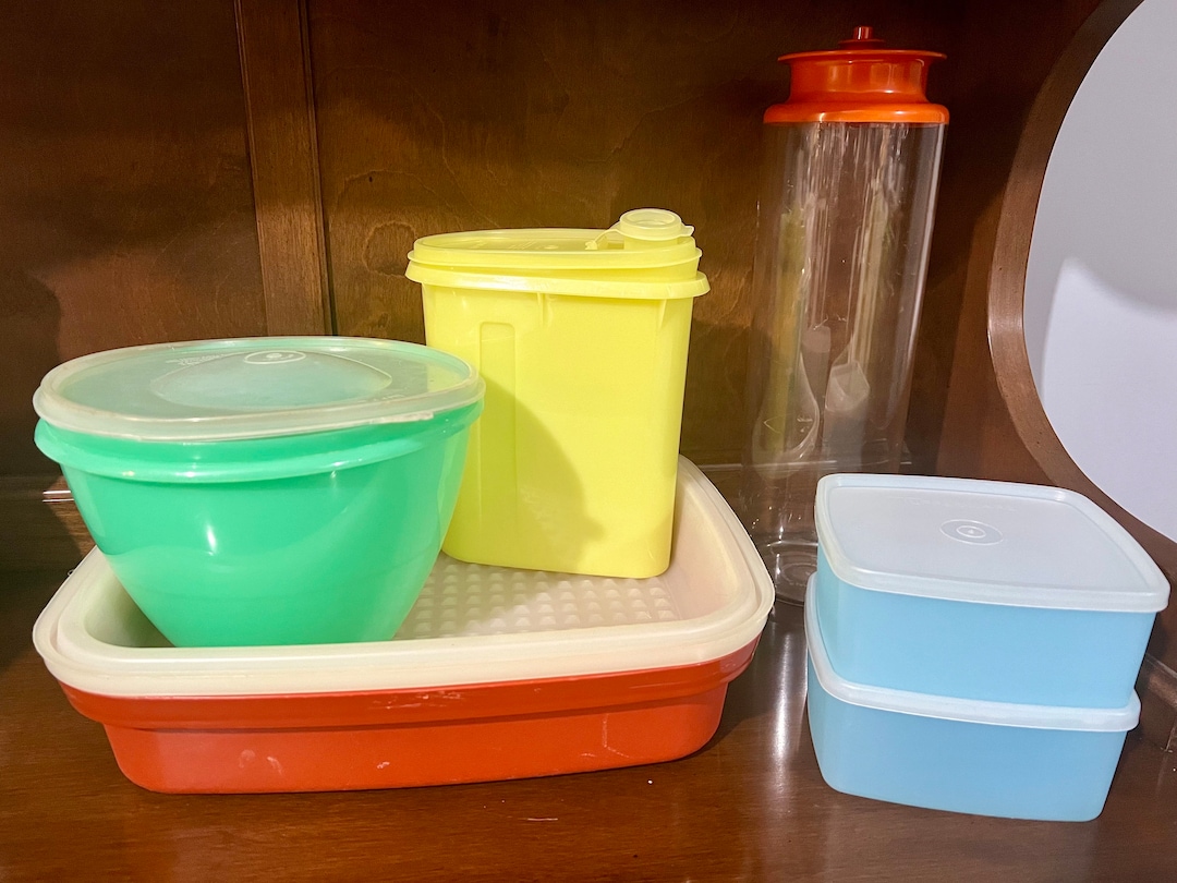 Tupperware Storage Container Vintage , - Etsy