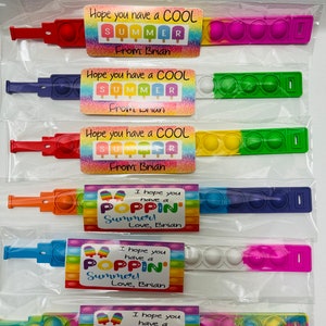 Pop It Bracelet End of School Gift Classroom Gifts - Etsy UK
