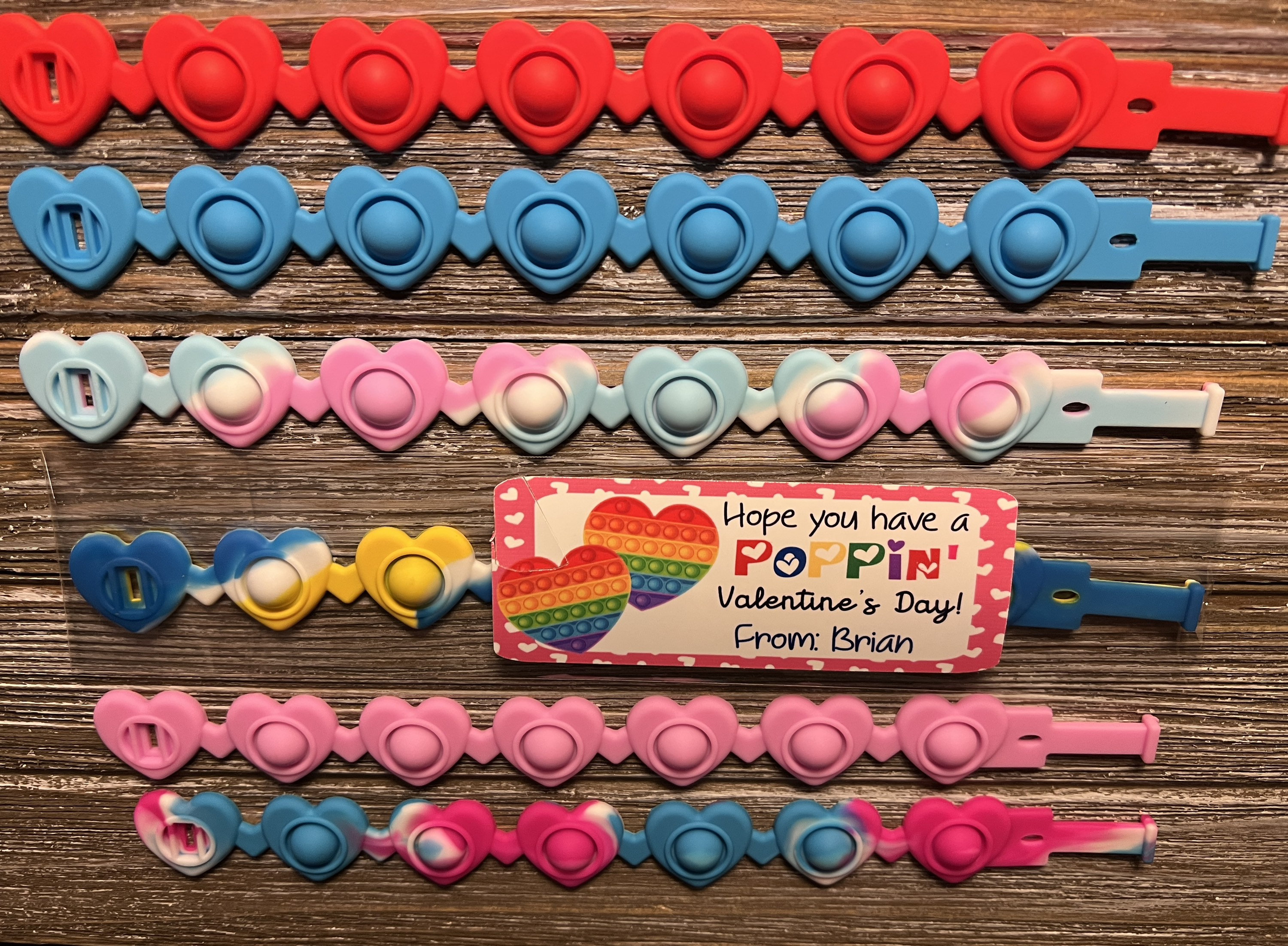 Kids Valentines Day Favors Pop It Valentines Gift for Kids - Etsy
