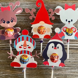 Christmas Lollipop Holder, Stocking Stuffers, Christmas Party Favors ...