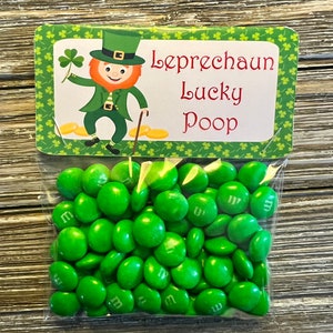 Leprechaun Lucky Poop Candy Treat Bag , Party Favors Candy, St Patrick ...