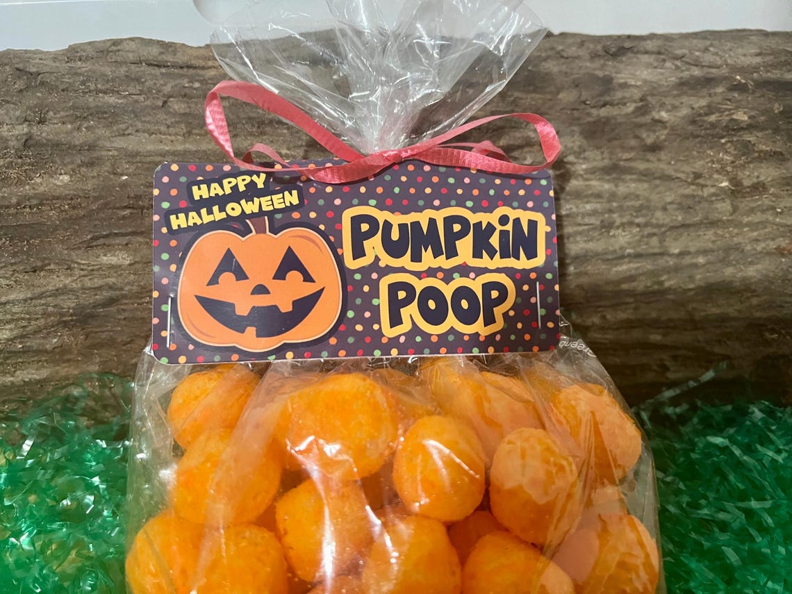 Halloween Kids Party Favors Pumpkin Poop, Halloween Treat Bags for ...