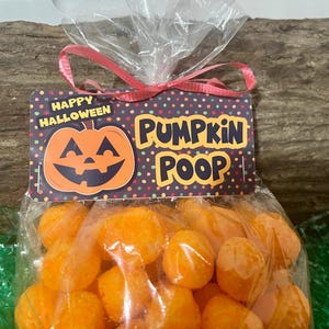 Halloween Kids Party Favors Pumpkin Poop, Halloween Treat Bags for ...