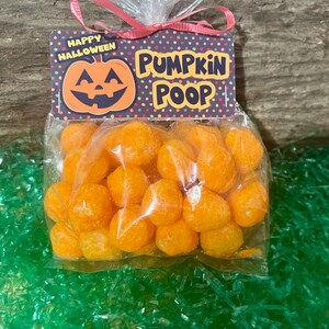 Halloween Kids Party Favors Pumpkin Poop, Halloween Treat Bags for ...