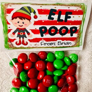 Elf Poop Christmas Candy Party Favors, Christmas Chocolate Candy ...