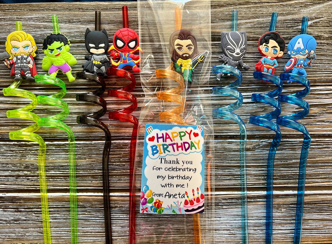 Super Hero Personalized Kids Birthday Party Favors Gift Super - Etsy