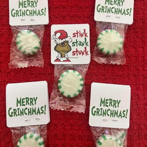 Christmas Mints, Funny Gag Christmas Gift, White Elephant, Green Mints ...